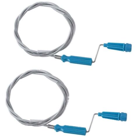 (2 pcs)Furet deboucheur canalisation professionnel, 5 mètres Spirale ...