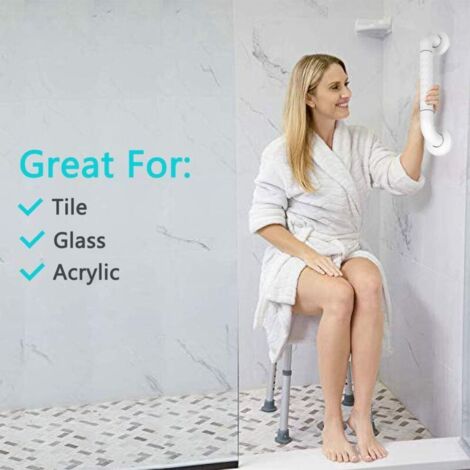 Barra di sostegno per WC da 40 cm, maniglia di sicurezza per vasca da ...