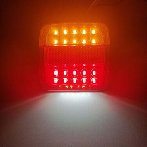 luces LED para remolque de 12 V con luz de matrícula, luz trasera y de ...