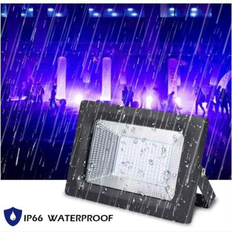 Proyector de luz negra LED, proyector UV LUNSY, lámpara de luz negra de ...