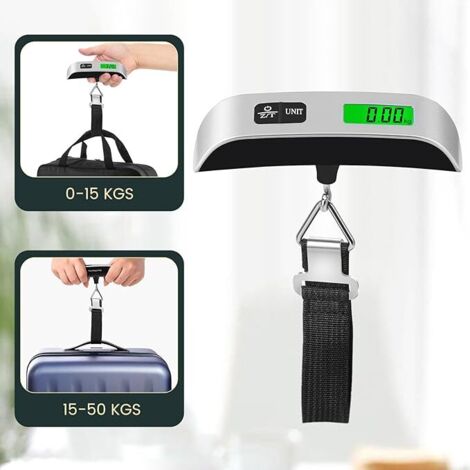 Pese Bagage Valise Electronique, Balance Portable Max 50Kg, Pese Valise ...