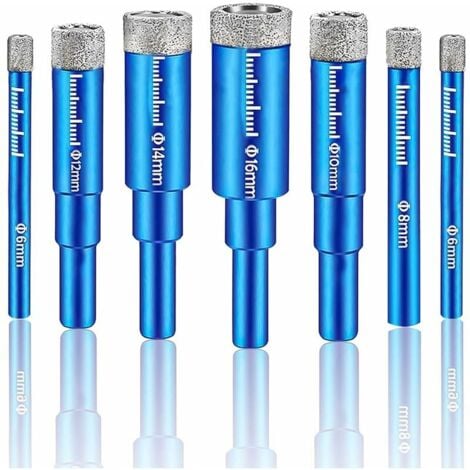 GABRIELLE Foret Carrelage Diamant, meche diamant carrelage, 7 pièces ...