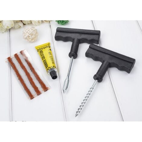 Kit de Réparation Crevaison Voiture Anti Crevaison Moto et Vélo ...