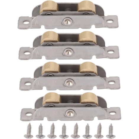 4 PCS Coulissante Patio Porte Rouleau Assemblage Porte Coulissante ...