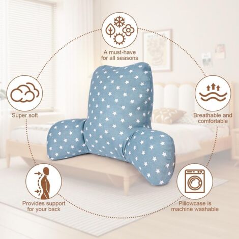 Oreiller De Lecture, Oreiller De Lecture Coussin Support Lombaire Avec ...