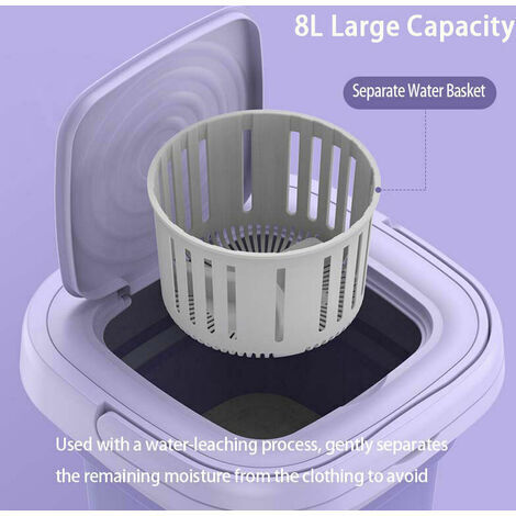 Tigrezy Machine à laver portable avec sèche-linge, mini machine à laver ...