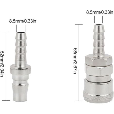 Raccord Rapide Air Comprimé,Pneumatique d'Air Kit Compresseur,Embout ...