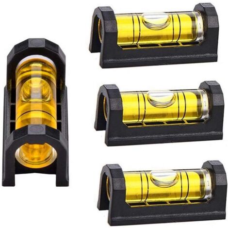 Niveau d'armurier 4 pièces, outil de nivellement à bulle pour montage ...