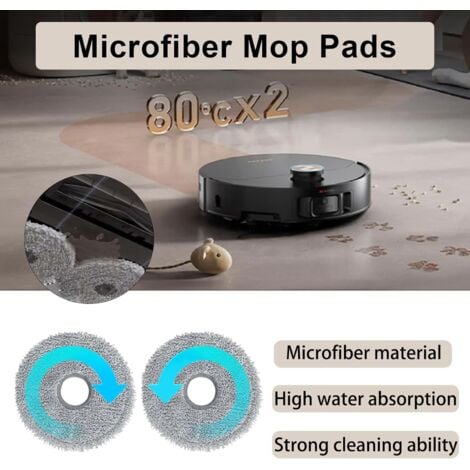 Kit d'accessoires pour Dreame X40/X50 Ultra Complete/L50 Pro Ultra/X50 Master/S50 PRO/S50 Ultra ...