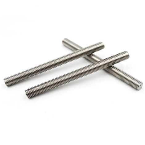 Tige filetée M3, boulon de fixation entièrement fileté en acier ...