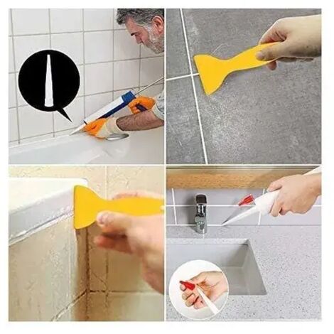 Lisseur Joint Silicone Outils de Calfeutrage 16 Pieces Outil D ...