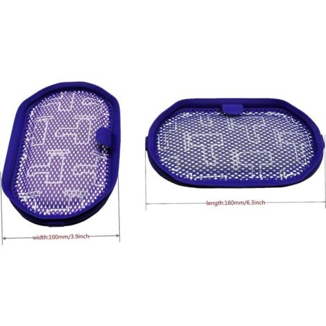 CHOYCLIT 2er-Pack DC34 DC30 Filter, kompatibel mit Dyson DC35 Filter ...