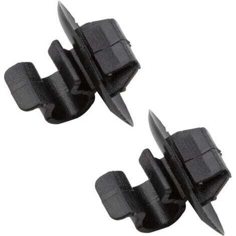 LaBlanc – 100 Stück Motorhaubenstangen-Stützklammern, Klemmhalter ...