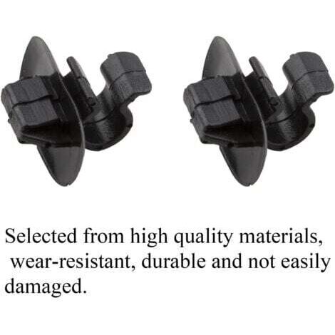 LaBlanc – 100 Stück Motorhaubenstangen-Stützklammern, Klemmhalter ...