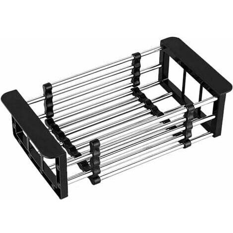 LaBlanc - Cestello di scarico, scolapiatti telescopico in acciaio inox ...