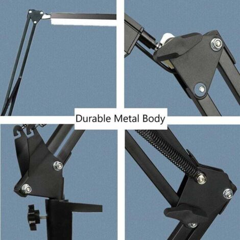 Lámpara de escritorio LED con abrazadera, lámpara de escritorio de ...