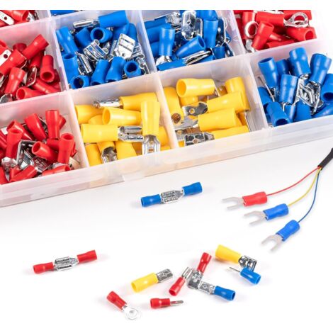 280 terminales de crimpado eléctrico, 15 tipos de terminales eléctricos ...