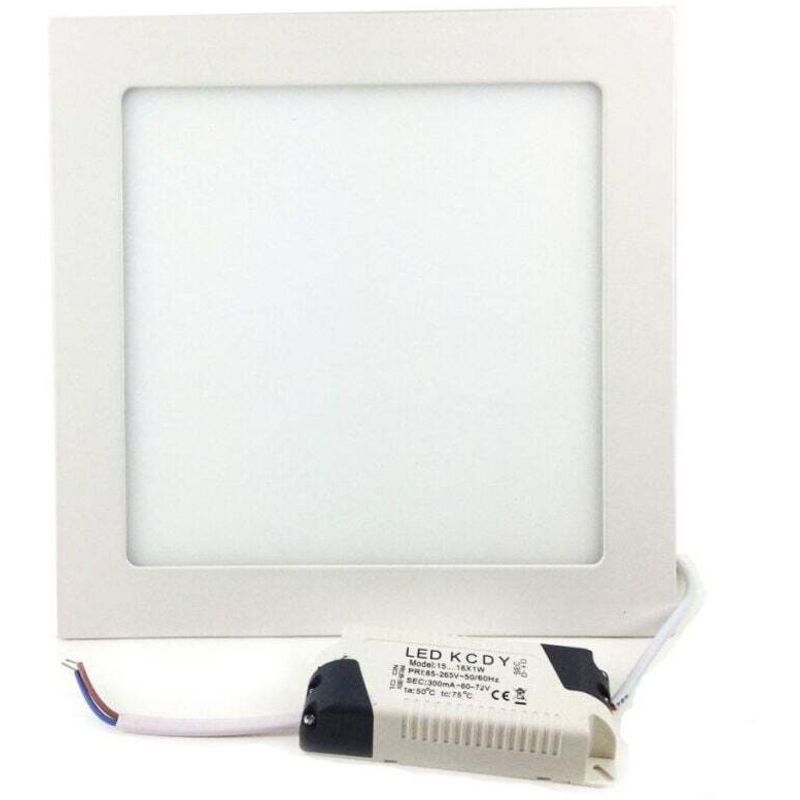 YMYNY - 6 bis 25 W LED-Einbaustrahler, rund oder quadratisch, kaltes ...