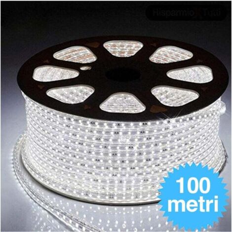 YMYNY Flexibler LED-Streifen 5050, Rolle, 100 m, kaltweißes Licht, für ...