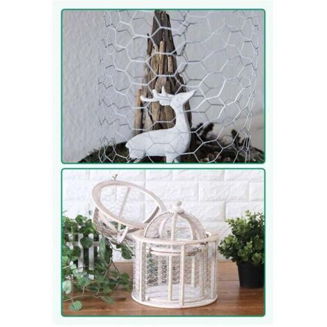 Vtizikl Set 3pz Rete Metallica Zincata Maglia Esagonale 1x3mt ...