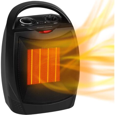 Riscaldatore elettrico portatile in ceramica da 1500W/750W con ...