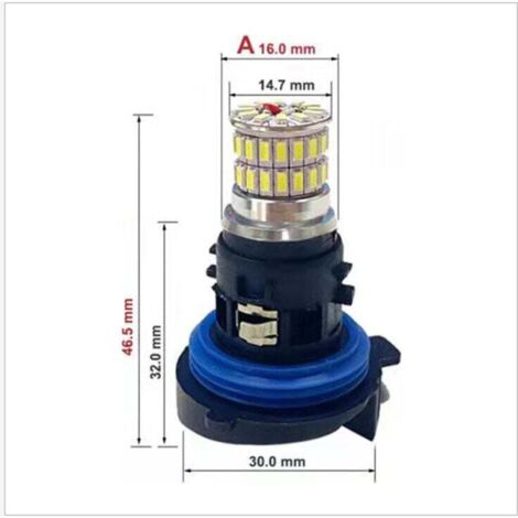 Luz diurna LED PH24W-48SMD3014 – blanca – muy brillante y sin errores ...