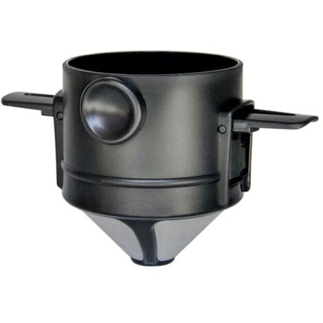 Portafiltros de café KZQ reutilizable permanente con doble filtro de ...