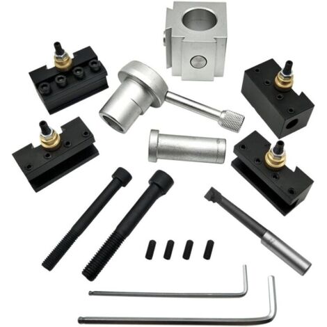 Vtizikl Mini outil à changement rapide pour tour à outils, coupe ...