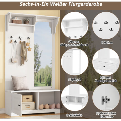 Fabelhafte Garderobe Mit Regal Bilder