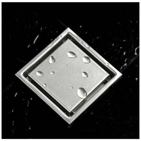 Sifone, scarico a pavimento invisibile in acciaio inox 304, scarico a pavimento quadrato ...