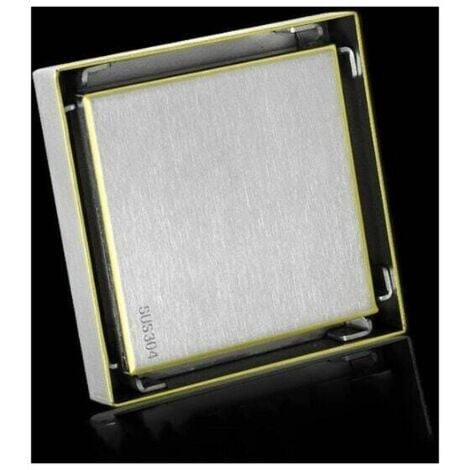 Sifone, scarico a pavimento invisibile in acciaio inox 304, scarico a pavimento quadrato ...