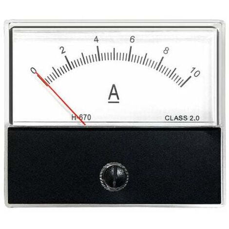 Strom Analog Panel Meter Amperemeter Gauge Klasse 2,0 Präzision DC 0 ...
