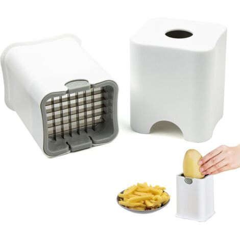 Tagliapatate manuale per patatine fritte, tagliapatate veloce con ...