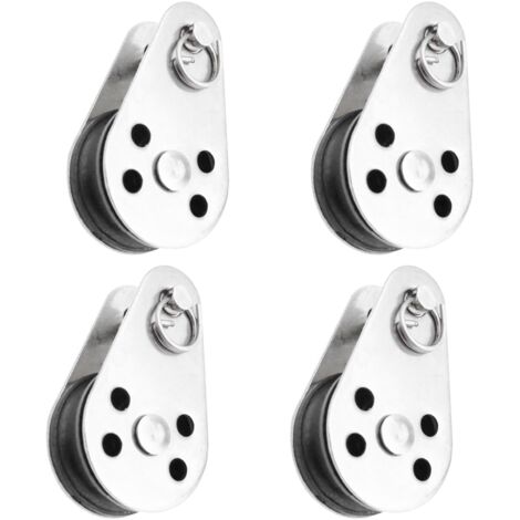 Puleggia per funi lisce per impieghi gravosi, set di pulegge in nylon marino per impieghi ...