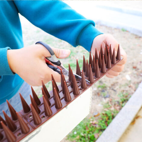 Pincho antipalomas de 5 m, kit de plástico antipalomas para balcones ...
