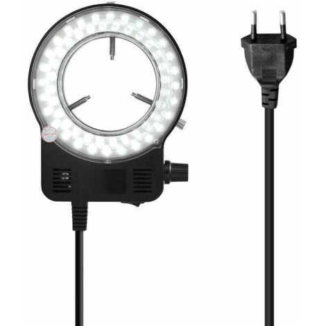Microscopio electroóptico corporal con anillo de luz LED, fuente de ...