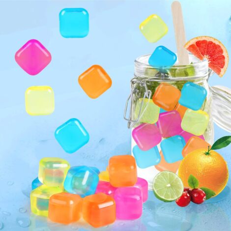 80 Cubitos de Hielo Reutilizables en Colores Frescos [La Selección ...