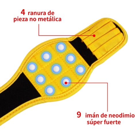 Pulsera magnética con imanes ultrarresistentes que sujetan tornillos ...