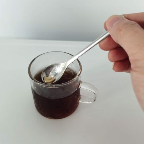 Juego de 10 minicucharas de postre, cucharitas de acero inoxidable ...