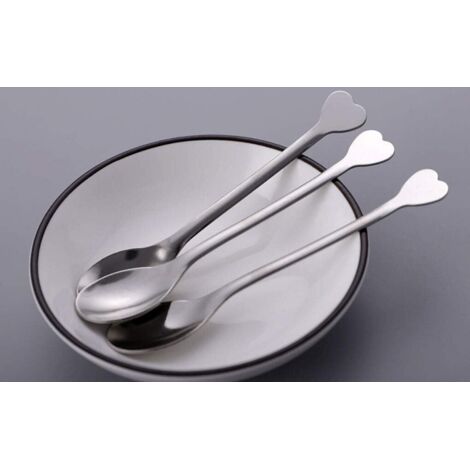 Juego de 10 minicucharas de postre, cucharitas de acero inoxidable ...