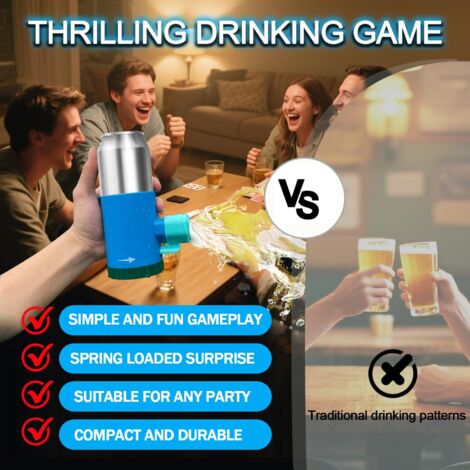 Dos nuevos y emocionantes juegos de beber estilo ruleta rusa con un ...