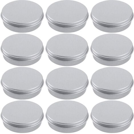 Lata de aluminio de 60 ml (2 oz), envase rellenable, botellas redondas ...