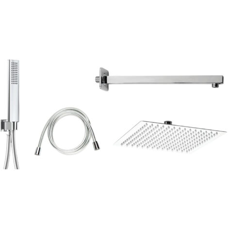 Kit complet de douche design carré