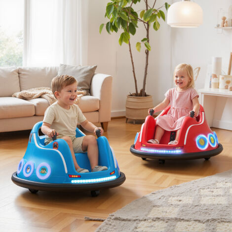 Voiture auto-tamponneuse électrique enfant 12V sous licence Angry Bird ...