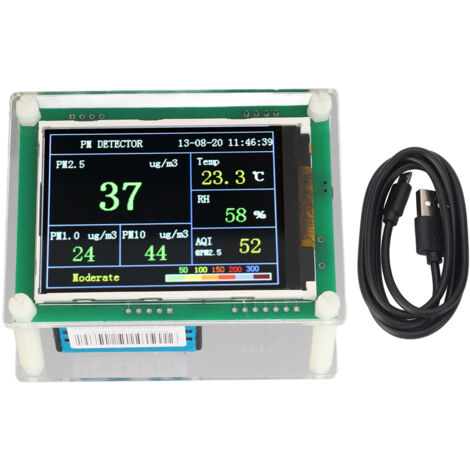 Detector PM2.5, monitor de calidad del aire interior, sensor de ...