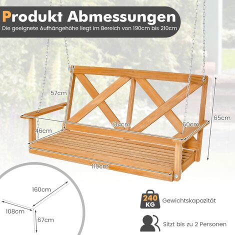 Erstaunlich Schaukelbank Zum Aufhangen Fotos