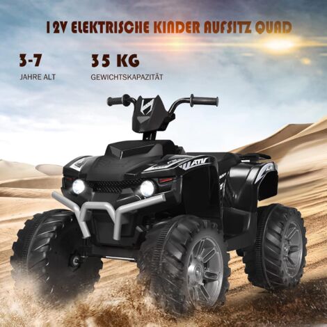 COSTWAY 12V Elektro Kinderquad mit Scheinwerfer, Mini Elektroquad mit ...
