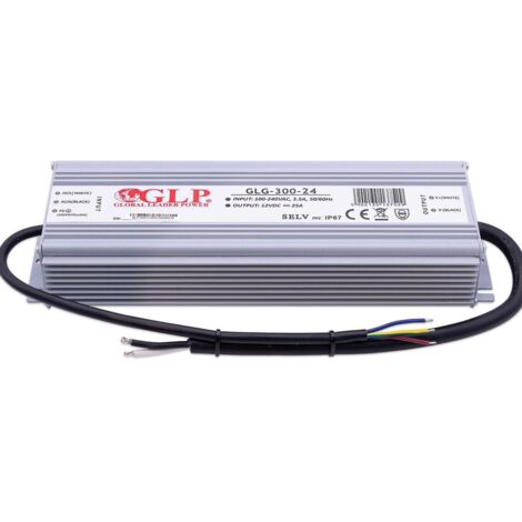GLG-300-24: GLP Schaltnetzteil PFC 300W, IP67, 24V/12,5A