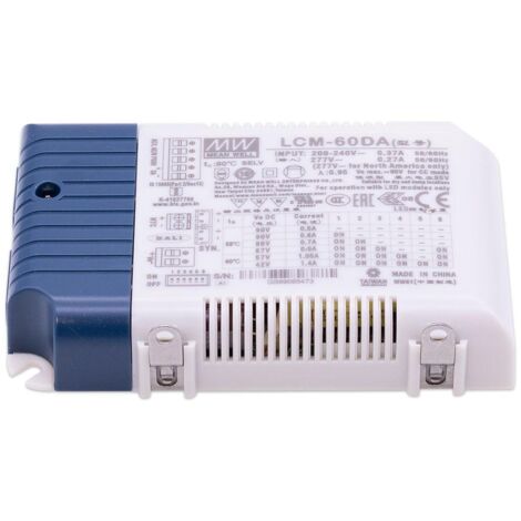 Mean Well LCM-60DA LED Treiber dimmber DALI / PUSH 60W 2-90V 500mA-1 ...