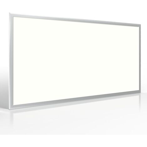 LED Panel 120x60cm 60W Rahmen silber - Lichtfarbe: Neutralweiß 4000K